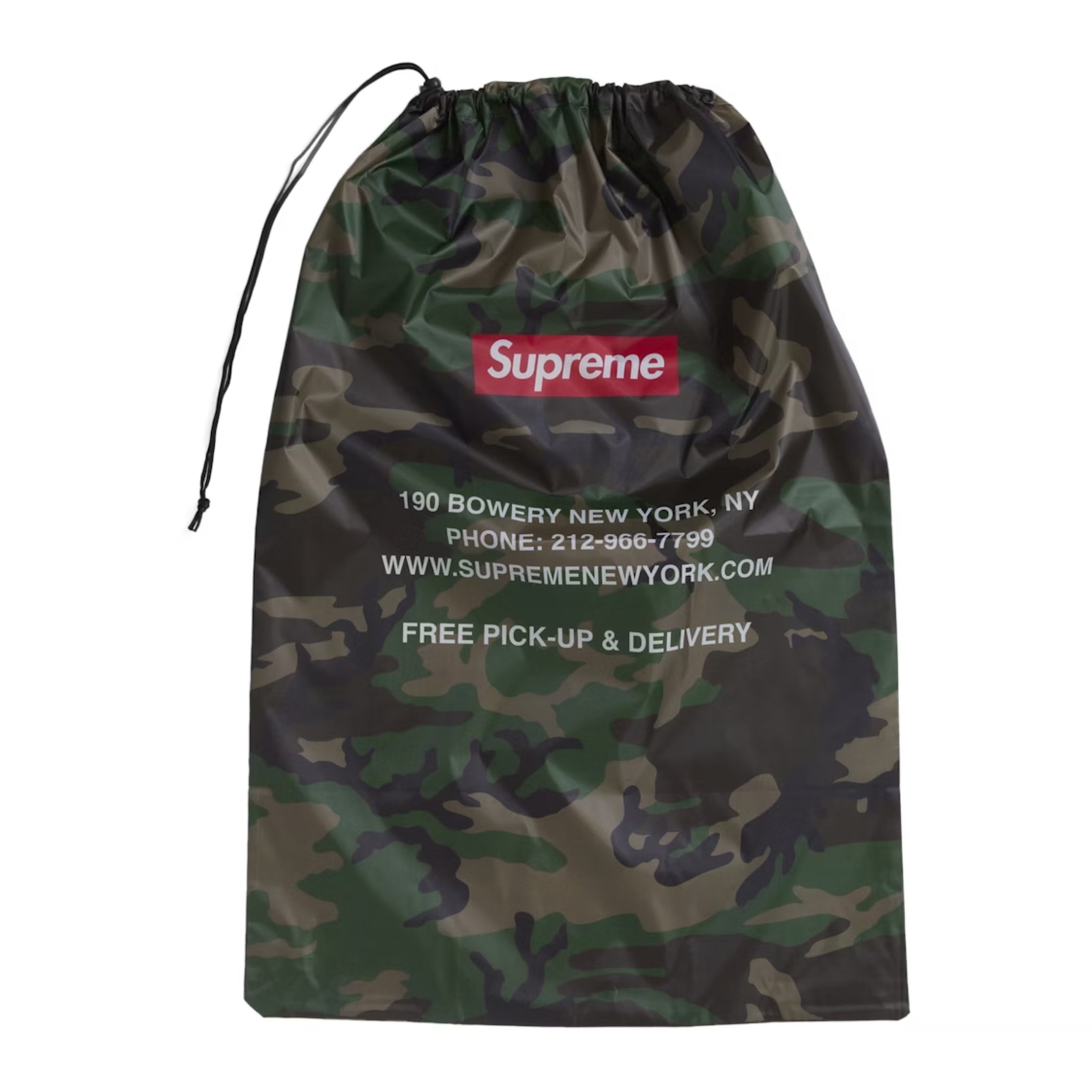 Supreme Drawstring Laundry Bag (FW25) Camo – CRUIZER